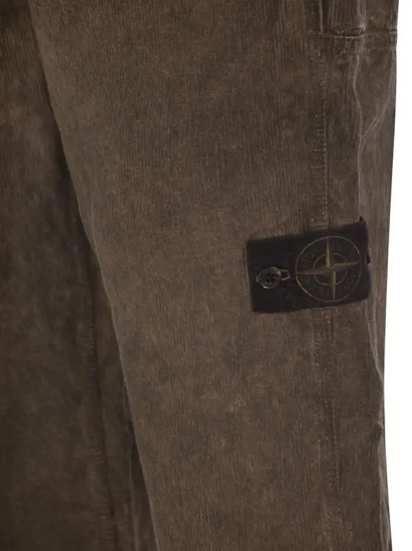 Stone Island Garment-dyed Corduroy Trousers