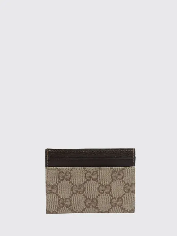 Gucci Essence Gg Monogram Jacquard Fabric Flat Card Holder