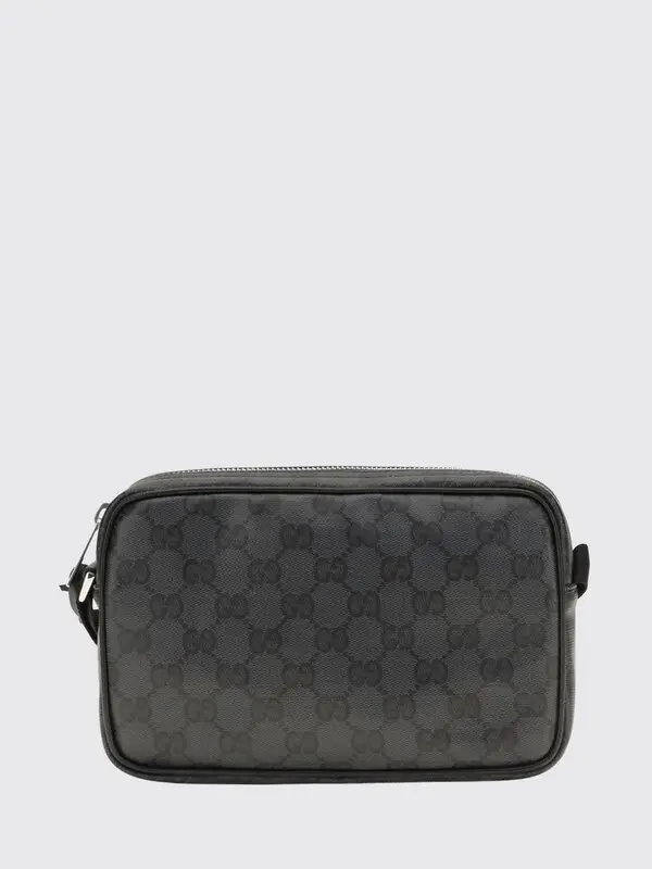Gucci Essence Camera Bag In Gg Supreme Fabric With Adjustable Strap
