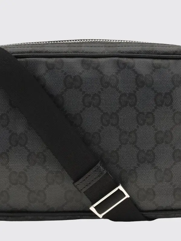Gucci Essence Camera Bag In Gg Supreme Fabric With Adjustable Strap