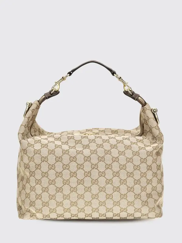 Gucci Brera Gg Monogram Jacquard Shoulder Bag With Leather Handle