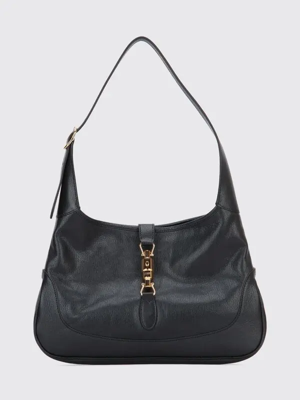 Gucci Jackie 1961 Shoulder Bag In Grained Leather With Piston Lock