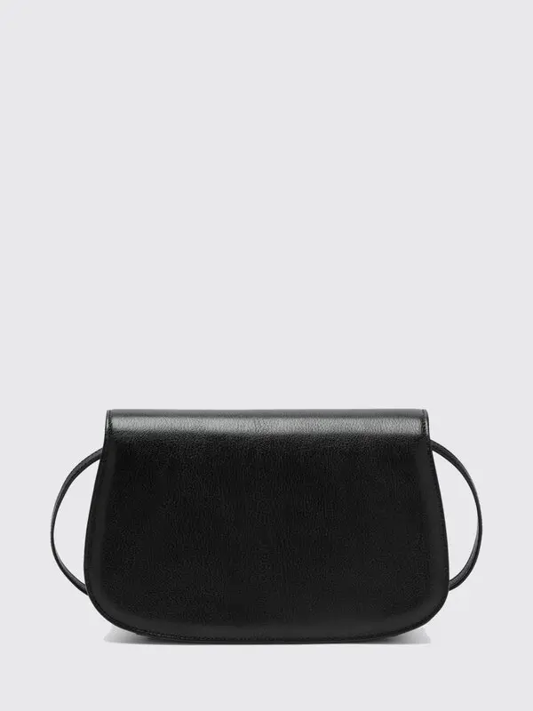 Gucci Bamboo Small Goat Leather Shoulder Bag With Turn-lock Closure