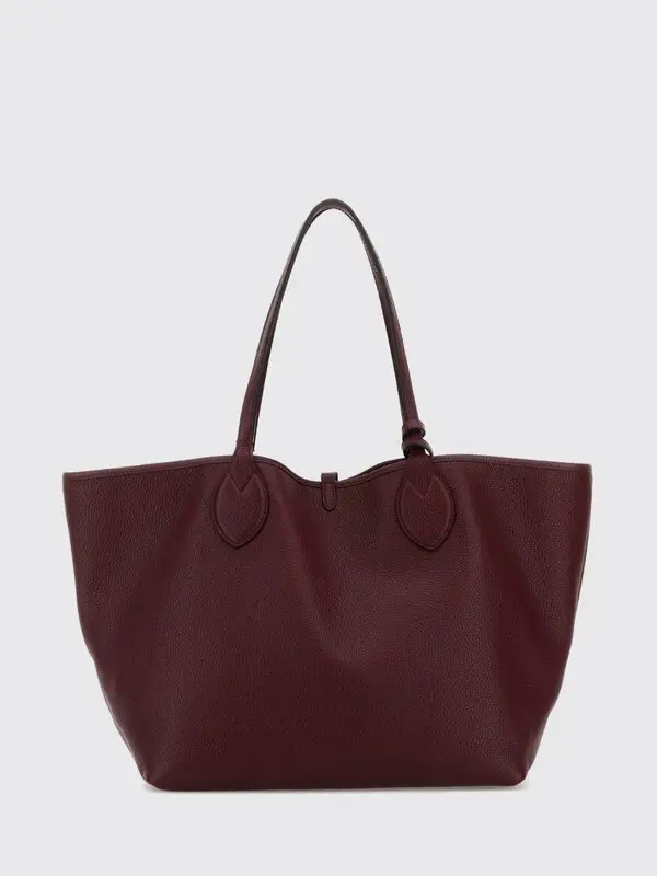 Gucci Reversible Shoulder Bag In Grained Leather And Logo Fabric