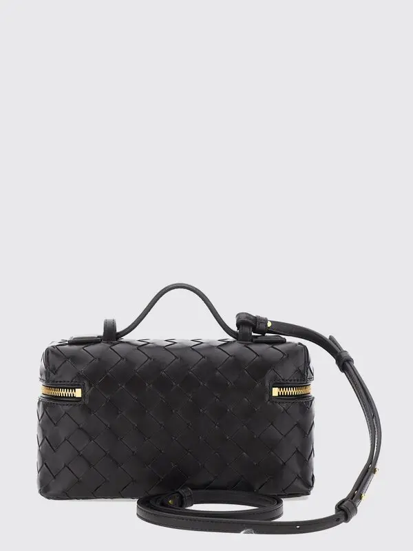 Bottega Veneta Big Bang Mini Intrecciato Calfskin Bag With Double Zip - Brown