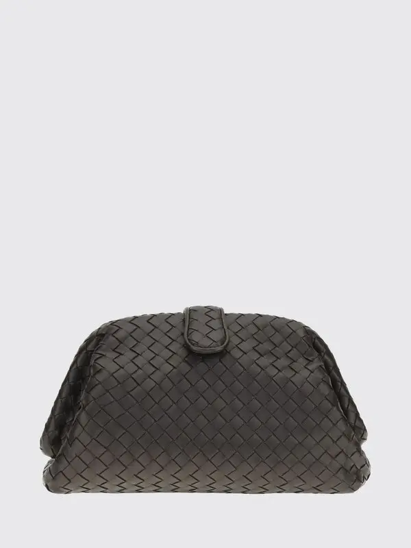 Bottega Veneta Lauren 1980 Intrecciato Lambskin Clutch With Strap - Multicolor