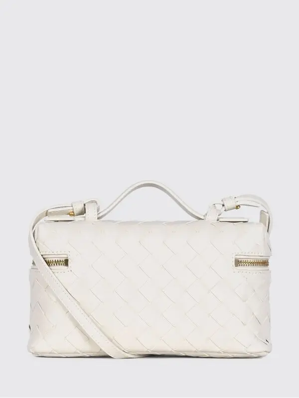 Bottega Veneta Bang Bang Mini Handbag In Intrecciato Calfskin Leather - Gold