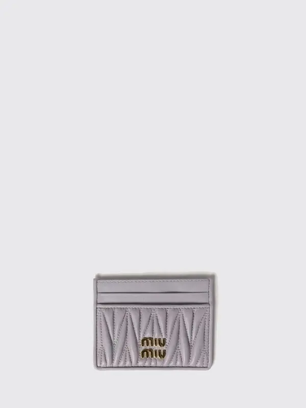 Miu Miu Matelasse Nappa Leather Credit Card Holder