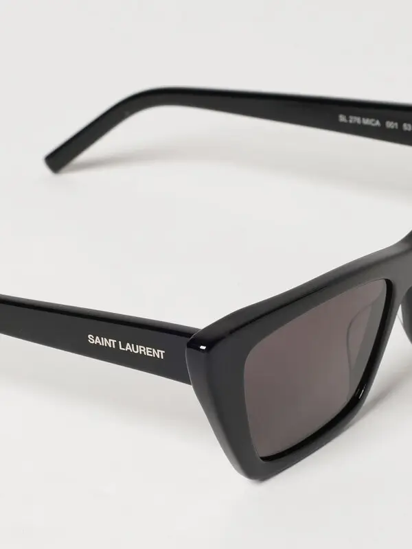 Saint Laurent Cat-eye Acetate Sunglasses With Logo Lettering