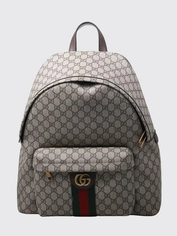 Gucci Ophidia Gg Supreme Monogram Backpack - Cream