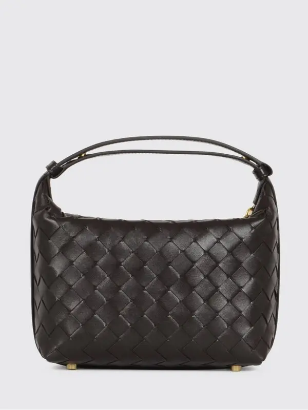 Bottega Veneta Wallace Mini Woven Calfskin Handbag - Brown