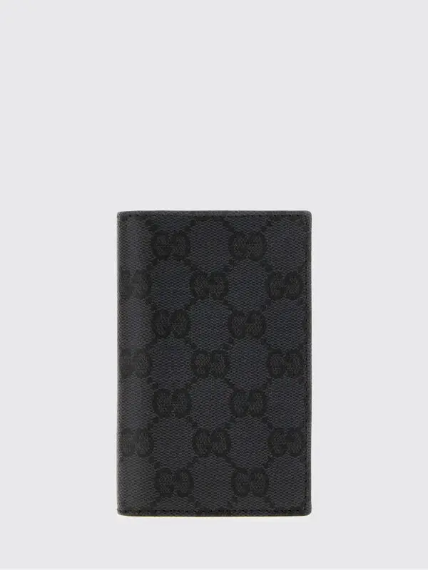 Gucci Essence Gg Supreme Bifold Card Holder - Black