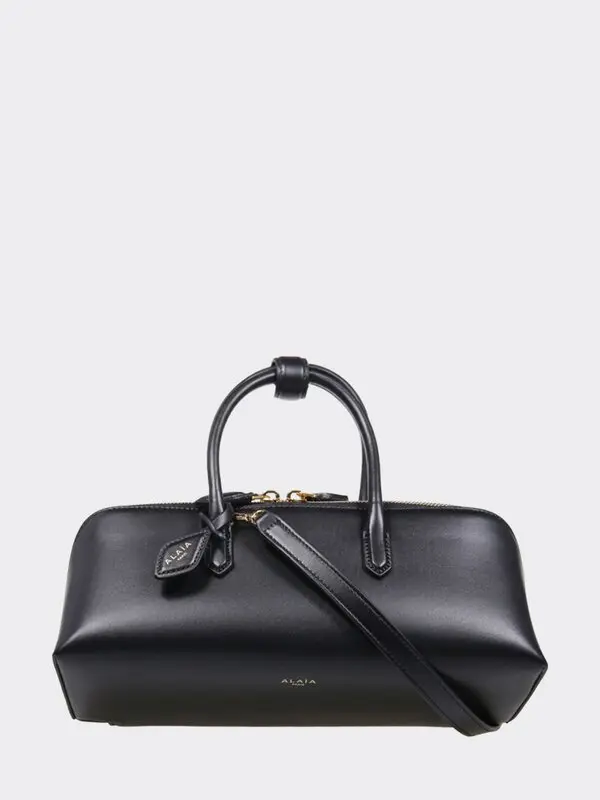 Alaïa Leather Top Handle Bag - Black