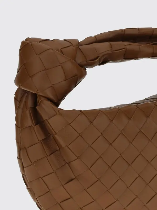 Bottega Veneta Jodie Mini Handbag In Intrecciato Leather With Knotted Handle - Multicolor