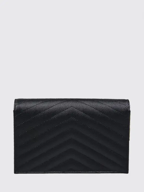 Saint Laurent Quilted Leather Crossbody Bag - Black