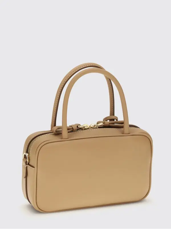 Prada Leather Bag With Triangle Logo