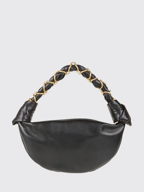 Saint Laurent Amalia Smooth Lambskin Hobo Bag With Monogram