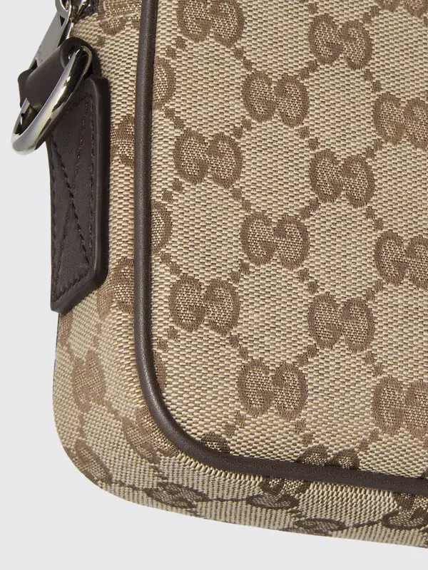 Gucci Gg Monogram Cotton-blend Jacquard Pouch