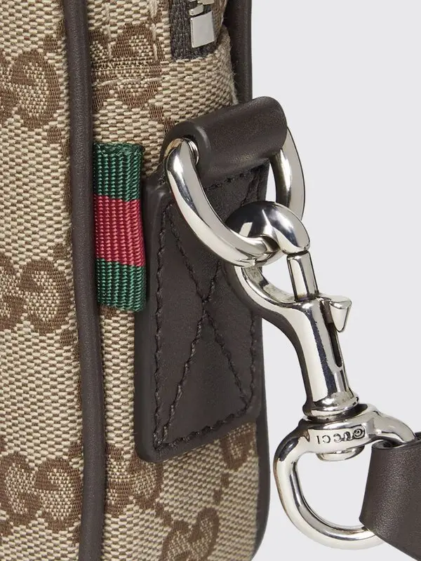 Gucci Gg Monogram Cotton-blend Jacquard Pouch