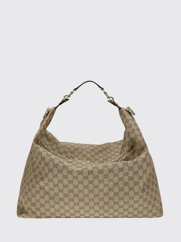 Gucci Large Brera Gg Monogram Jacquard Fabric Shoulder Bag