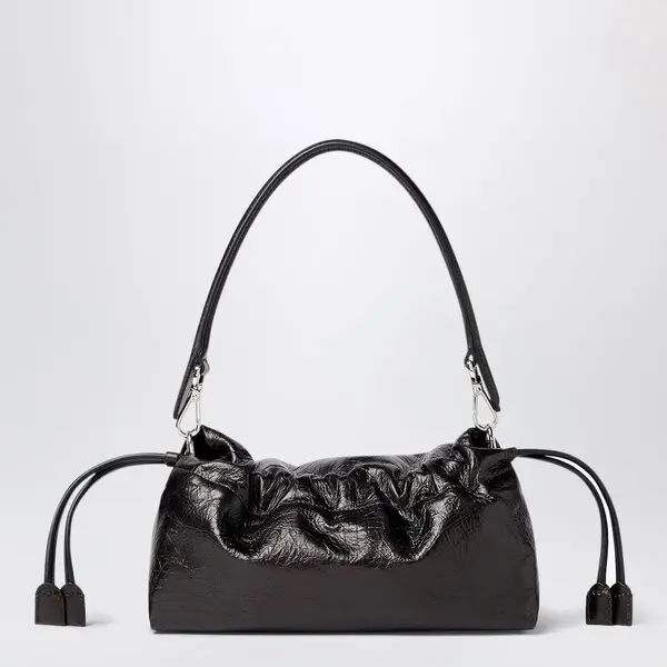 Fendi Soft Medium Baguette Bag In Crackled Leather