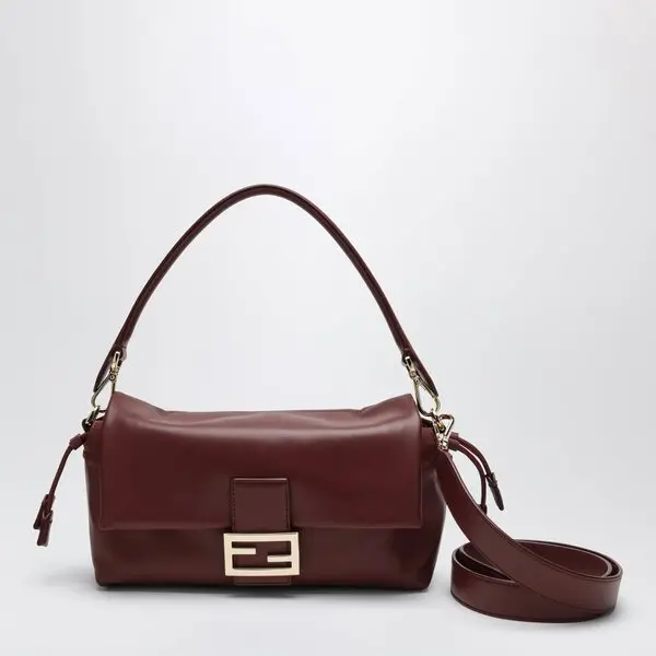 Fendi Dark Baguetteâ® Soft Medium Bag - Red