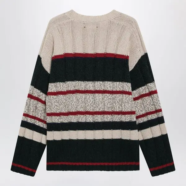 GOLDEN GOOSE Multicolour Striped Jumper In Alpaca Blend