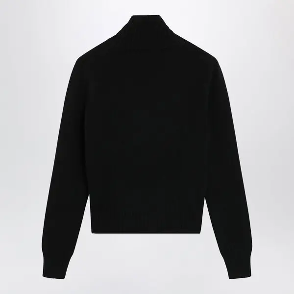 AMI Paris Cashmere And Wool Turtleneck Jumper