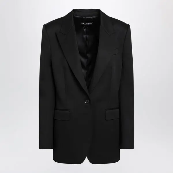 Dolce & Gabbana Single-breasted Jacket In Wool