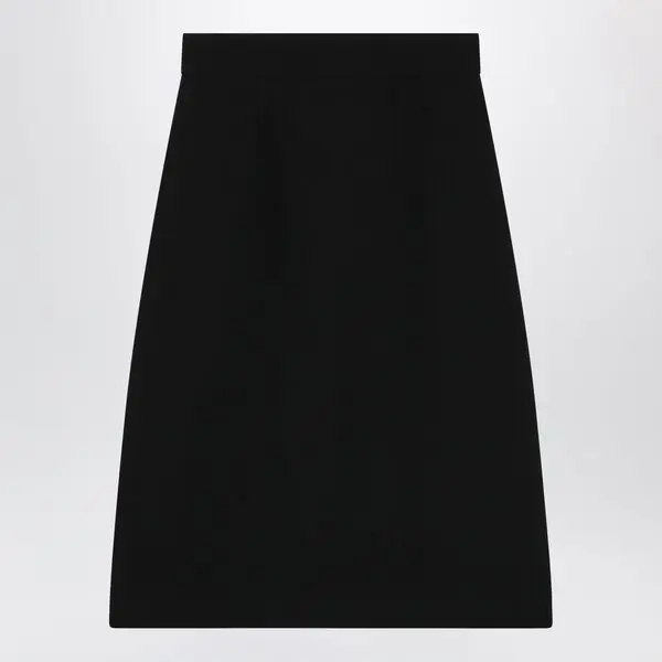 Dolce & Gabbana Virgin Wool Skirt - Black