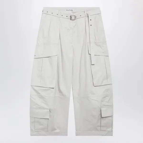 Acne Studios Belted Cargo Trousers - Gray