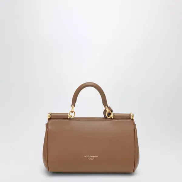 Dolce & Gabbana Mini Sicily Handbag - Brown