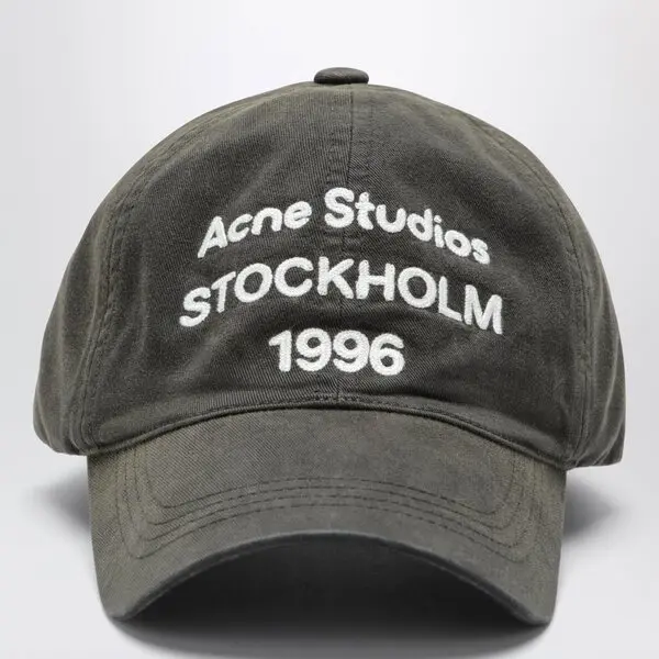 Acne Studios Baseball Cap With Logo In Faded