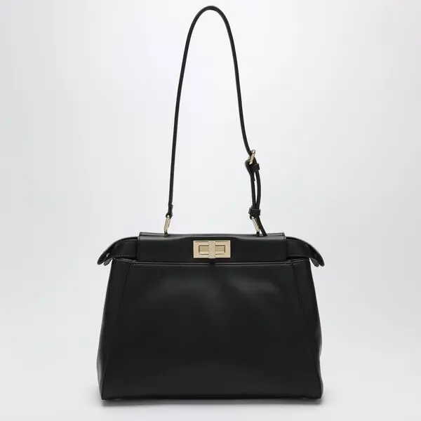 Fendi Peekaboo Soft Large Bag - Black