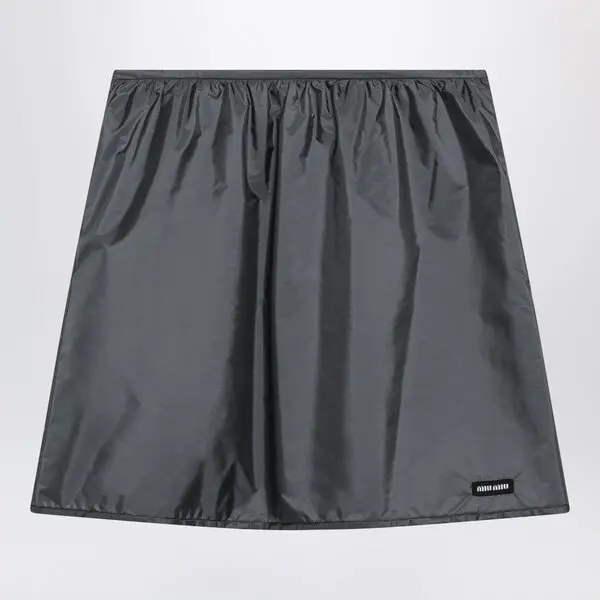 Miu Miu Technical Fabric Skirt