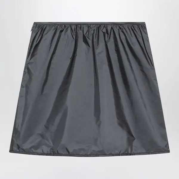 Miu Miu Technical Fabric Skirt - Gray