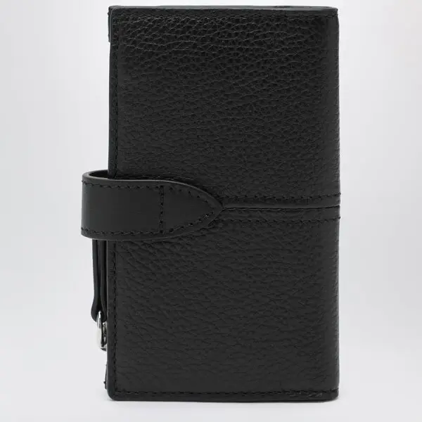MAISON MARGIELA Leather Zip Card Holder With Coin Purse