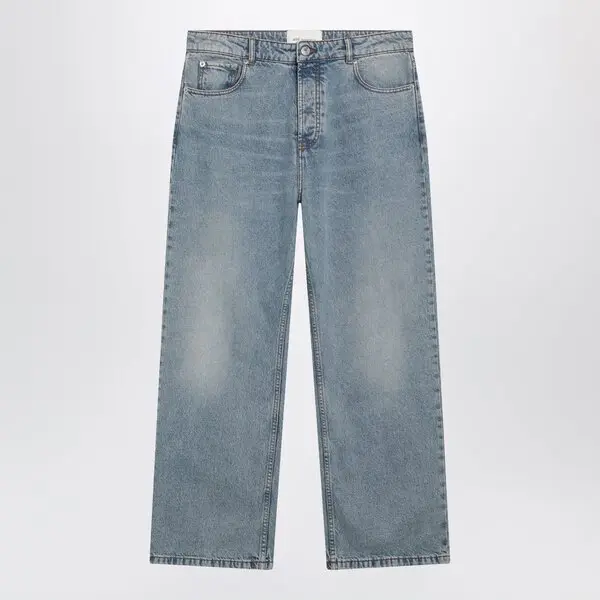 AMI Paris Wide-leg Denim Jeans