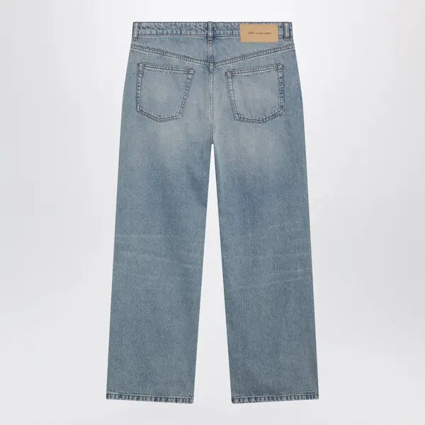 AMI Paris Wide-leg Denim Jeans
