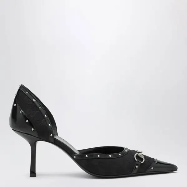 Gucci Savoy Gg Fabric Pumps - Black