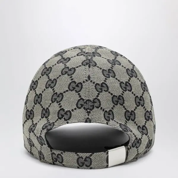 Gucci Blue Gg Cotton Canvas Baseball Cap