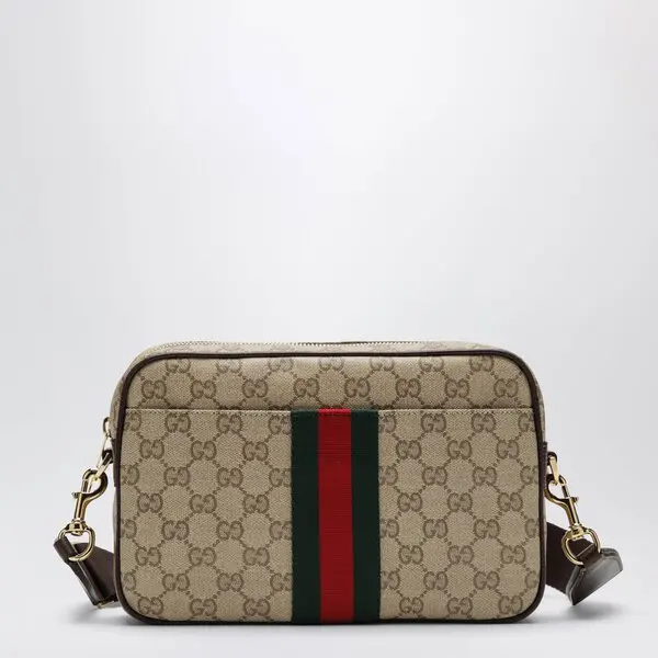 Gucci Small Shoulder Bag In Coated Gg Fabric