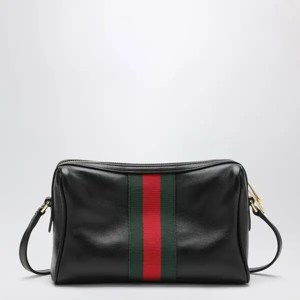 Gucci Small Horsebit Web Leather Camera Bag