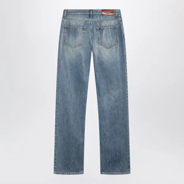 Gucci Cotton Denim Trousers With Soft Coating
