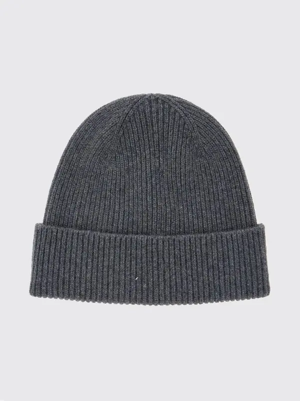 Gucci Gg Monogram Ribbed Pure Cashmere Beanie Hat