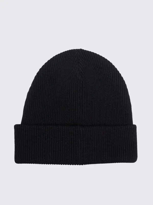 Gucci Ribbed Wool Beanie With Cuff And Web Stripe