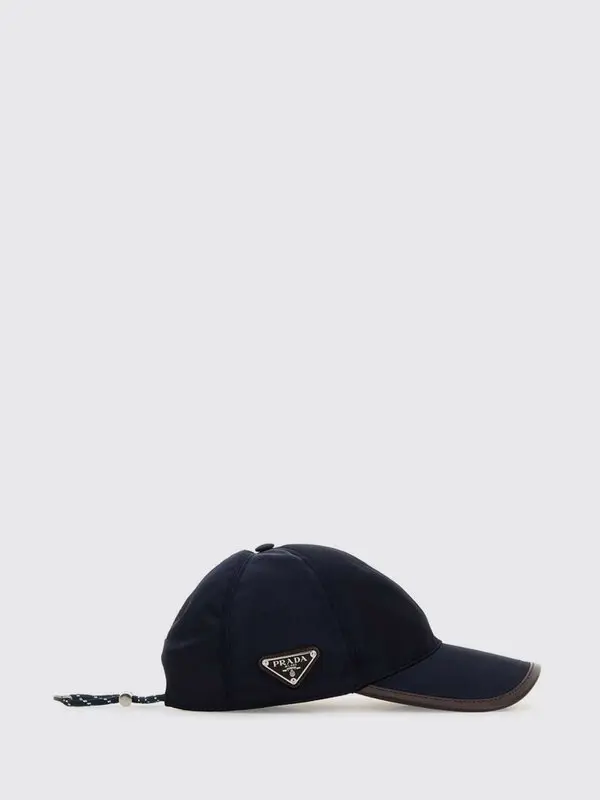 Prada Technical Fabric Baseball Cap - Blue