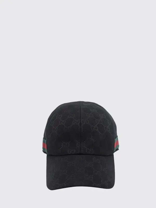 Gucci Striped Gg Monogram Jacquard Baseball Cap