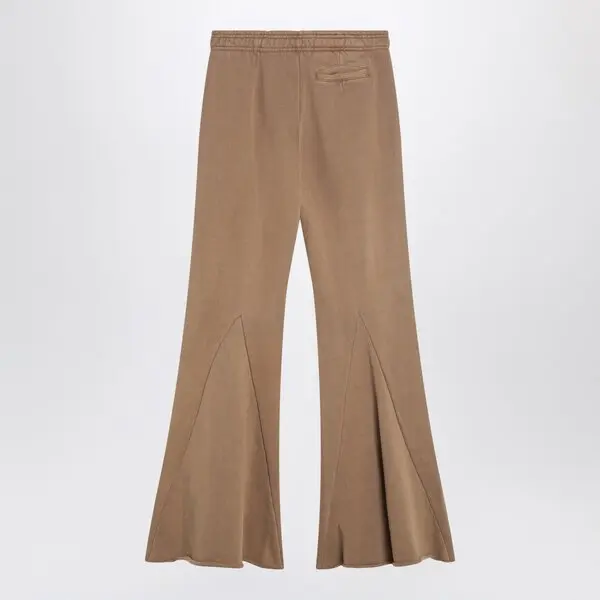 ENTIRE STUDIOS Cotton Beige Flared Trousers