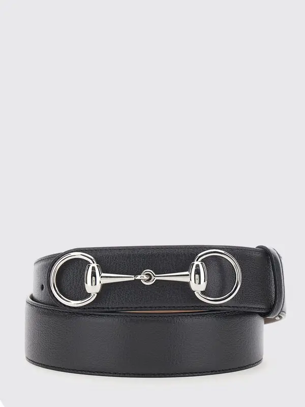 Gucci Leather Horsebit 1953 Belt With Hardware Detail
